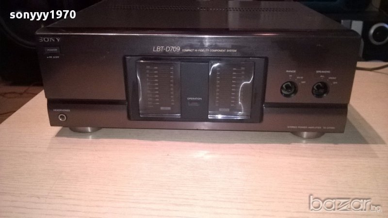 Sony ta-d709n power amplifier made in japan-внос швеицария в Ресийвъри ...