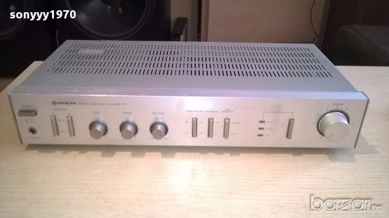 Hitachi ha-11 amplifier made in japan-210watts-внос швеицария в ...