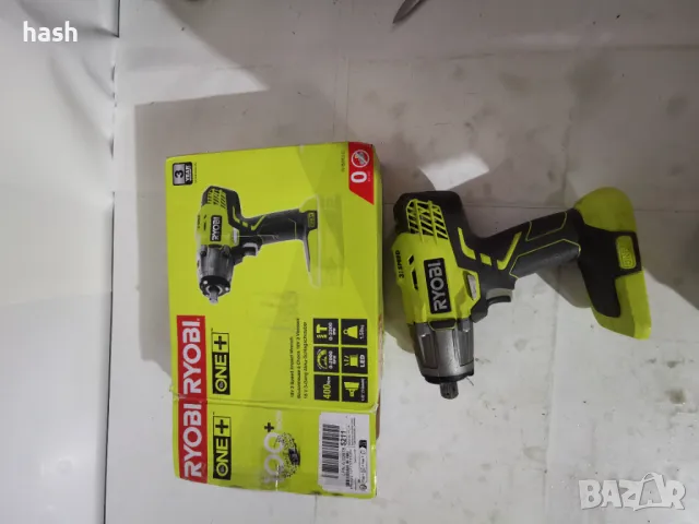 Ryobi - Безжичен електрически гайковерт 18V ONE+ 400 Nm - Ударен ...