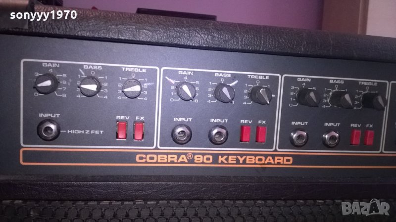 carlsbro cobra 90 series keyboard-manifactured in england в Ресийвъри ...