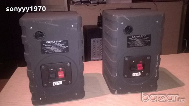genexxa pro x 7-2x100w/8ohms-метални колони-внос англия в Тонколони в ...