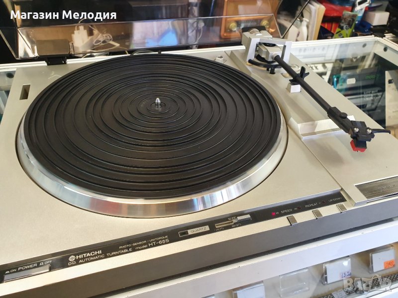 💽📻📀🎶 Грамофон Hitachi HT-65S direct drive В отлично техническо и ...