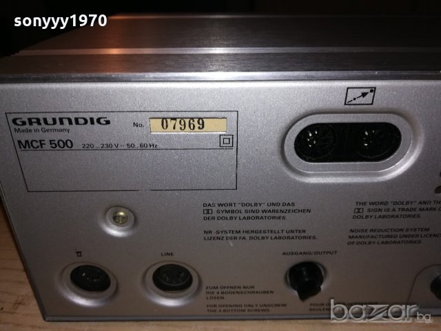 grundig mcf-500 high fidelity deck-made in germany-швеицария в Декове в ...