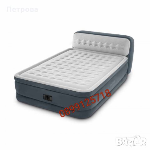 Надуваем матрак/надуваемо легло "Intex" с облегалка и вградена ел ...