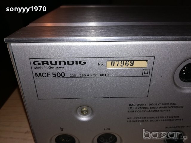 grundig mcf-500 high fidelity deck-made in germany-швеицария в Декове в ...