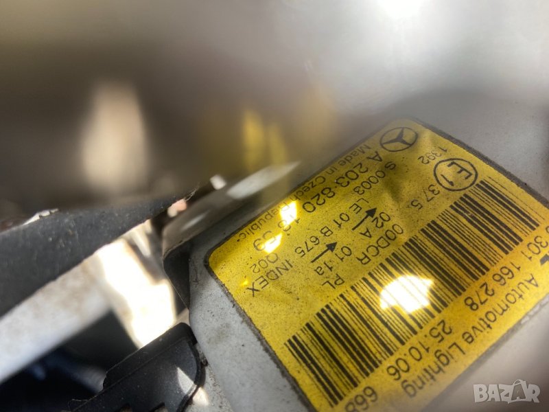 Оригинални мерцедес ц класа w203 фарове ксенон светлини с лупа ...