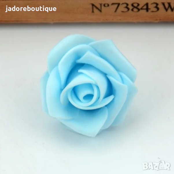 Изкуствени рози за декорация на букети и други - 4 см различни цветове в Изкуствени цветя в гр ...