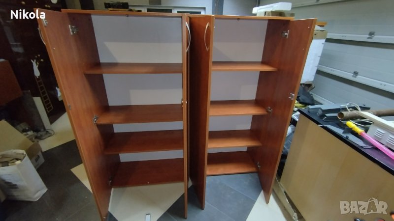Офис шкаф - двукрил гардероб с рафтове 80/160/40 - 4 рафта в Гардероби ...