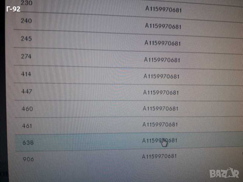 A1159970681**NEU** MERCEDES-BENZ**ТАМПОН (МАНШОН) ЗА РАЗЛИЧНИ ПРЕХОДИ ...