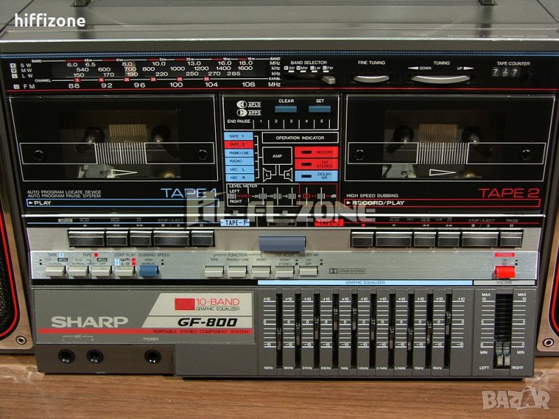 КАСЕТОФОН Sharp gf-800 в Радиокасетофони, транзистори в гр. Сливен ...