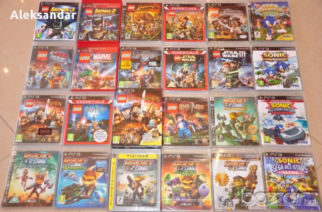 Нови лего,рачет,соник,пс3,lego,ratchet,sonic,marvel,batman,ps3 в Игри ...