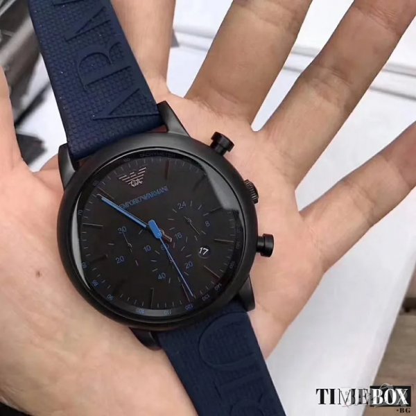 Emporio Armani AR11023 Luigi Chronograph. Нов мъжки часовник в Мъжки в ...