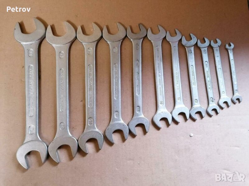 RAHSOL No.5 Germany (GEDORE) - 11 броя PROFI гаечни ключове: 6 - 28 mm ...