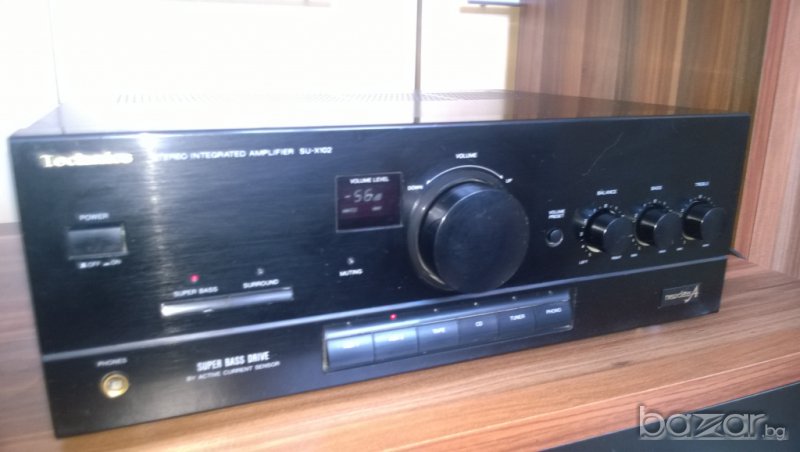 technics su-x102-stereo amplifier-230watt-japan-new class A-внос ...