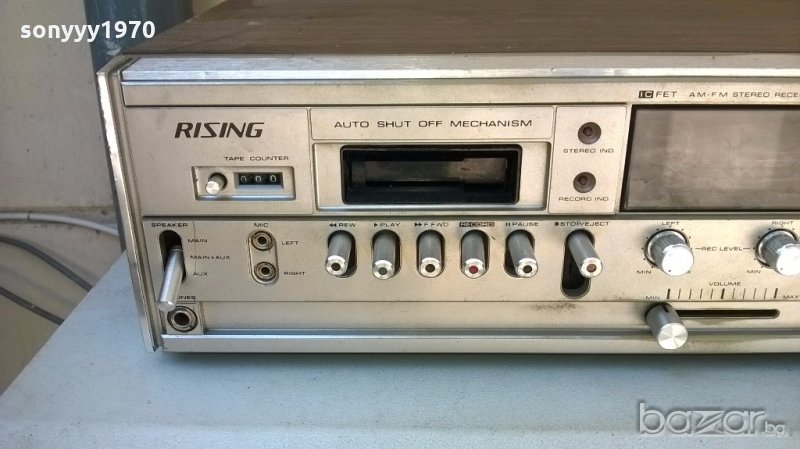 rising str-303-ic fet am/fm stereo receiver/cassette-внос швеицария в ...