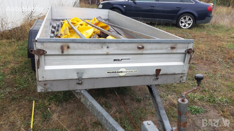 РЕМАРКЕ БОРДОВО HUMBAUR HT 20 2тона. 2оси 4500лв в Ремаркета в гр ...