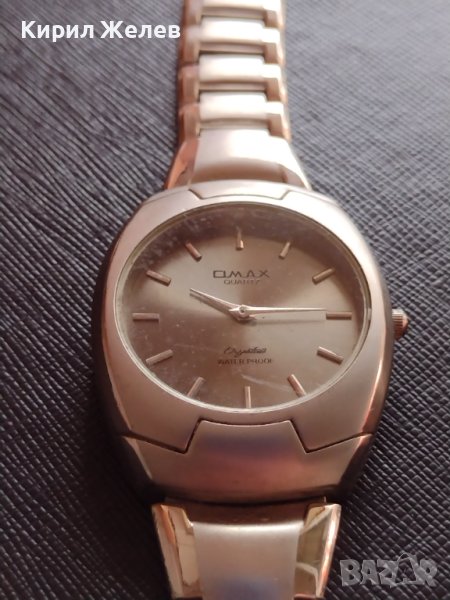 Фешън модел дамски часовник QMAX QUARTZ CRISTAL WATERPROOF много красив ...