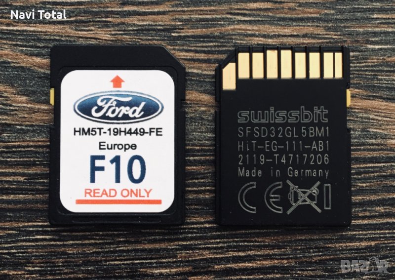 Ford F11 2024гд Оригинална EUROPE Sd Card Map SYNC 2 Сд Карта Навигация ...