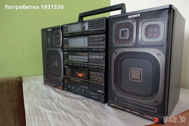 Sony FH-215R компактна система със CD плеър Sony CDP-17F, ориг ...
