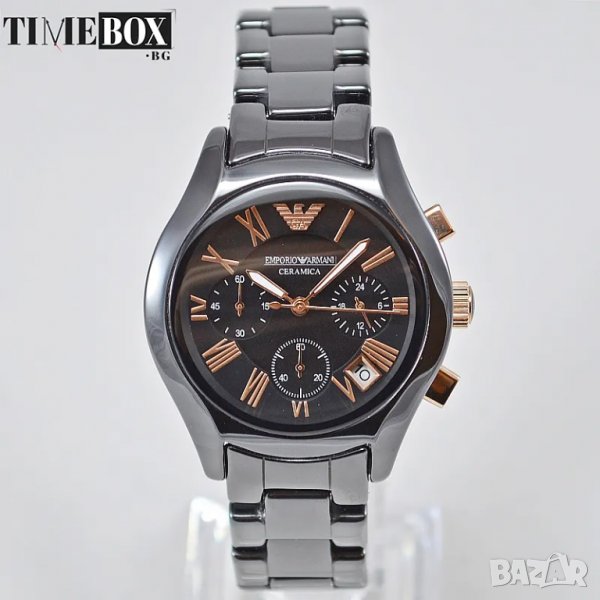 Emporio Armani AR1411 Ceramica Chronograph. Нов дамски часовник в ...