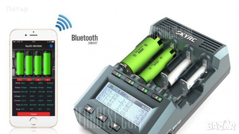 SkyRC MC3000 - професионално зарядно за всички видове цилиндрични ...