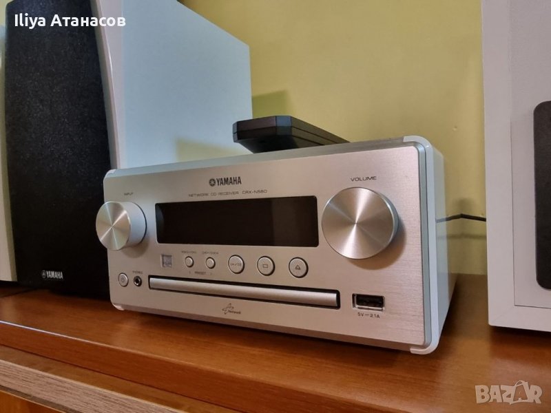 Yamaha CRX N560 Network USB CD аудиосистема с дистанционно и тонколони ...