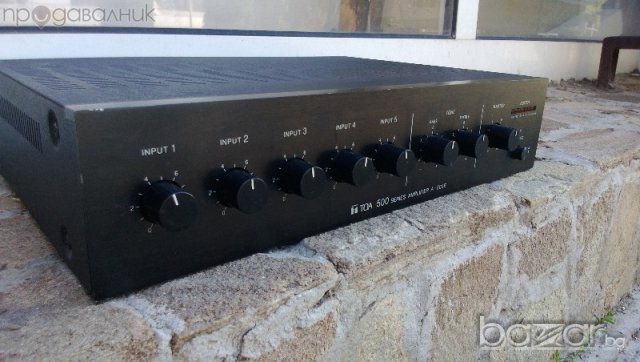 toa 500 series amplifier a-503e-profi ampli-mono-japan-индикация в ...