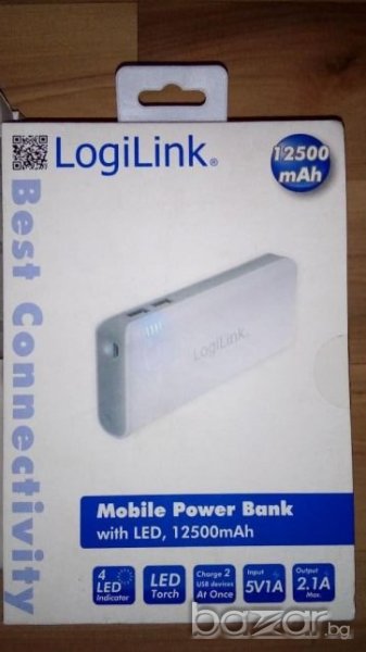 Мобилна батерия/Power BANK Logi Link за зареждане на gsm, табл в ...