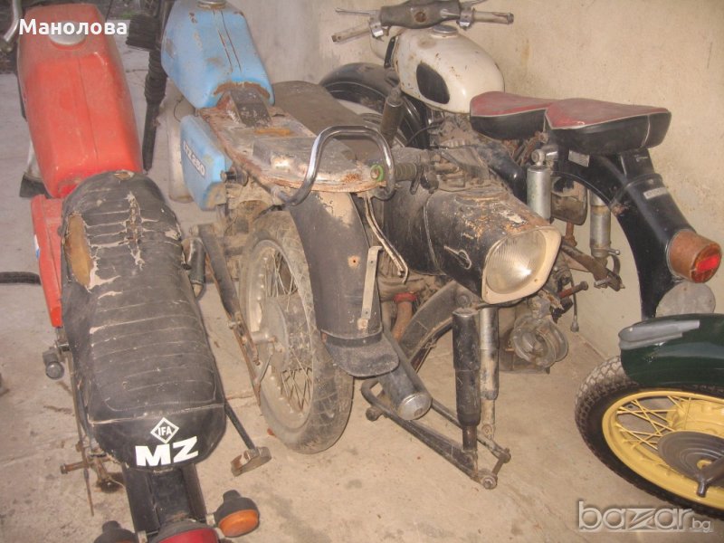 mz etz мз, етз 150, 151, трофи на части, двигател в Мотоциклети и ...