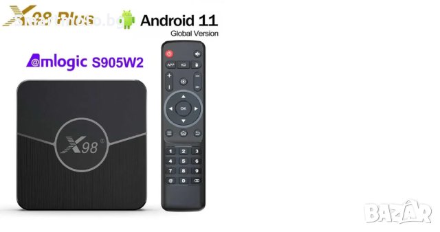 X98 Plus Smart Тв Бокс 4K андроид 11 Amlogic S905W2 2G 16G Dual WF BT в Друга електроника в гр ...