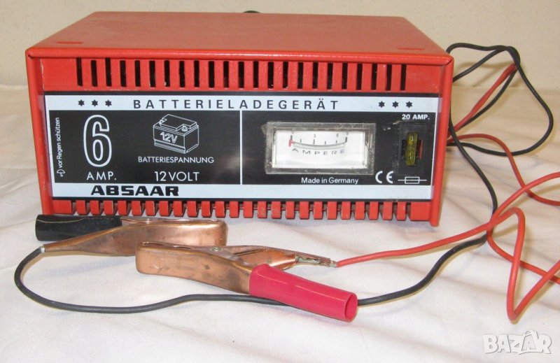 германско зарядно устройство за акумулатори 12V -6А ABSAAR в Аксесоари ...