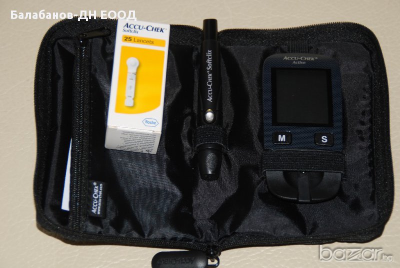 Глюкомер за измерване на кръвна захар Accu Chek Active 110 бр тест ленти в Уреди за