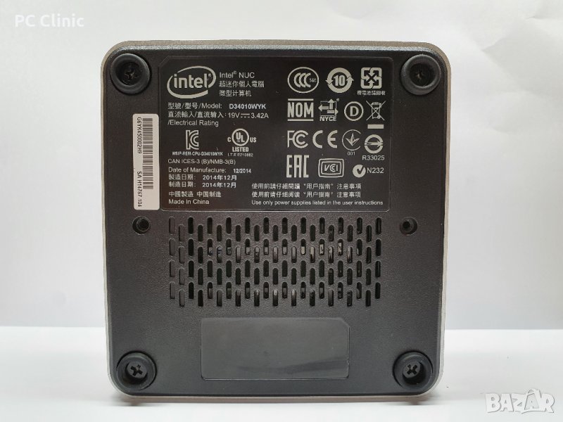 Мини Компютър Intel NUC | Intel core i3 4010U| D34010WYK в Работни ...