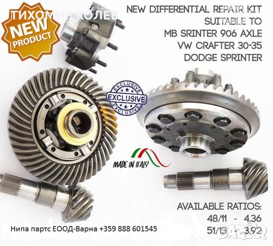 ДИФЕРЕНЦИАЛ МЕРЦЕДЕС СПРИНТЕР 2006г.- в Части в гр. Варна - ID24288828 ...