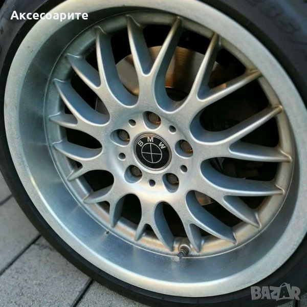 Бмв 68мм стандартни капачки за джанти BMW e30 e36 e60 e39 e46 e61 e91 e87 e65 e53 X3 X5 X6 X1 в ...