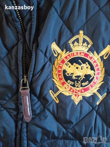 Polo Ralph Lauren Equestrian Vest Suede Trim White Quilted Full Zip ...