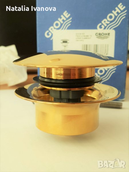 Сифон с натискане (click-clack) Grohe 65807GL0 Cool Sunrise - нов в ...