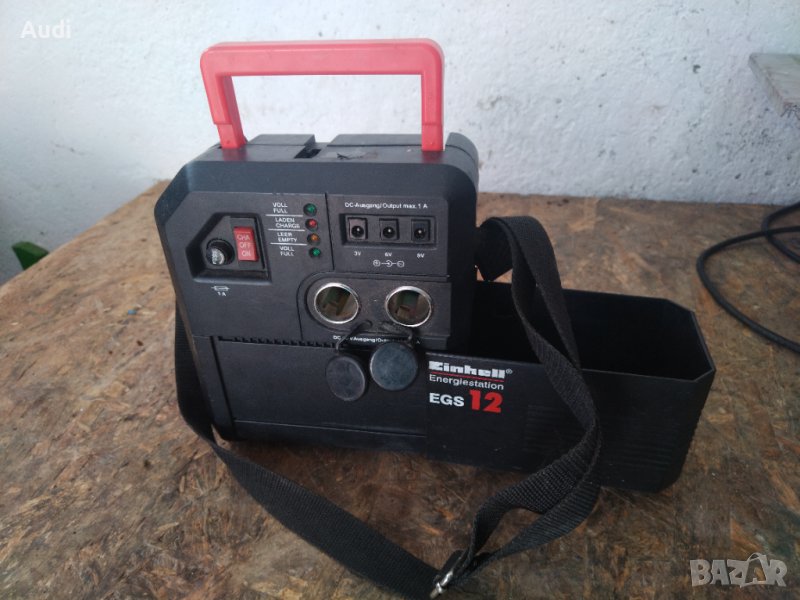 Енергийна станция Einhell EGS 12 power bank оборудвана с 2x12V, 10A 7Аh ...