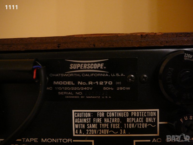 MARANTZ R-1270 в Ресийвъри, усилватели, смесителни пултове в гр ...