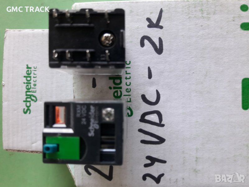 Реле RXM2AB2BD Шнайдер 2CO 6A +LTB+LED 24VDC в Други машини и части в ...