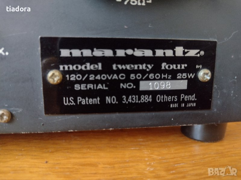 Marantz Model 24 preamp tuner в Ресийвъри, усилватели, смесителни ...