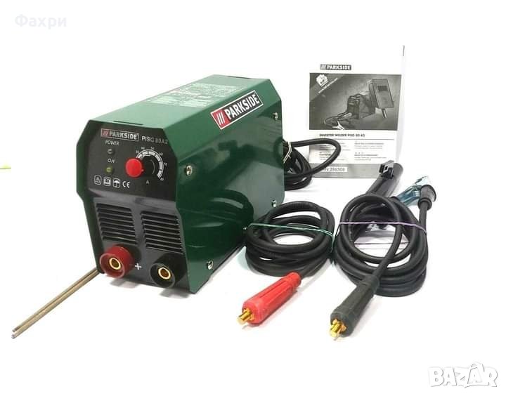 Инверторен заваръчен апарат / електрожен Parkside pisg 80 a2 в Други ...