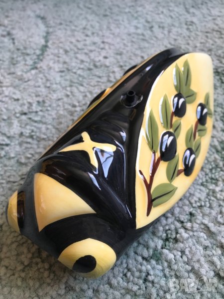 Френска винтидж керамична ваза пееща цикада за стена в Декорация за дома в гр Русе Id40652032