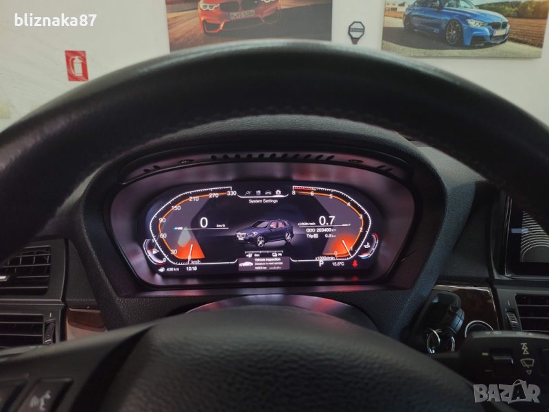 Дигитално табло километраж BMW E60 E61 E63 E90 E92 X5 X6 E70 E71 БМВ Е60 Е90 Е70 Е71 в Аксесоари ...